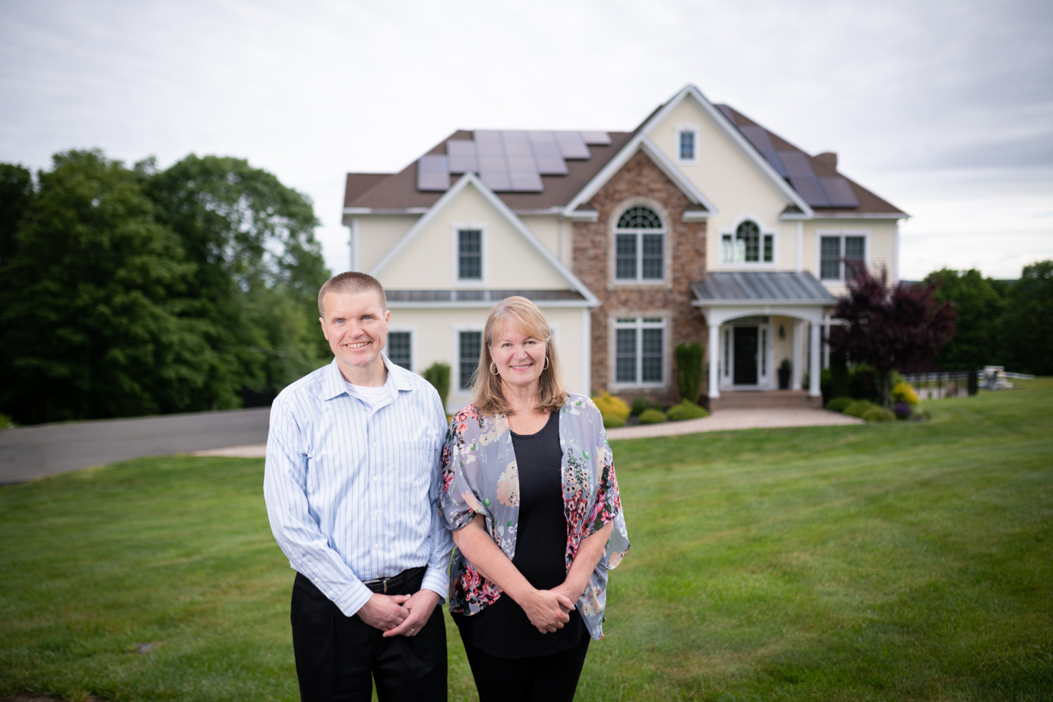 Denise and Doug are enjoying their newly installed solar and battery ...